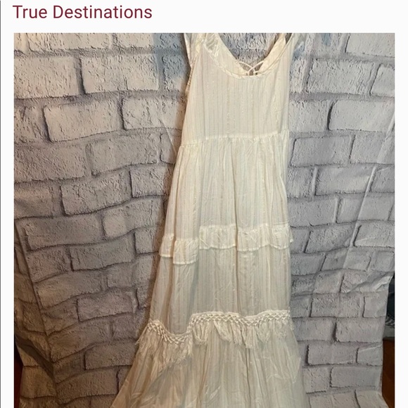 True Destinations | Swim | True Destinations Resort Wear Tiered Maxi ...